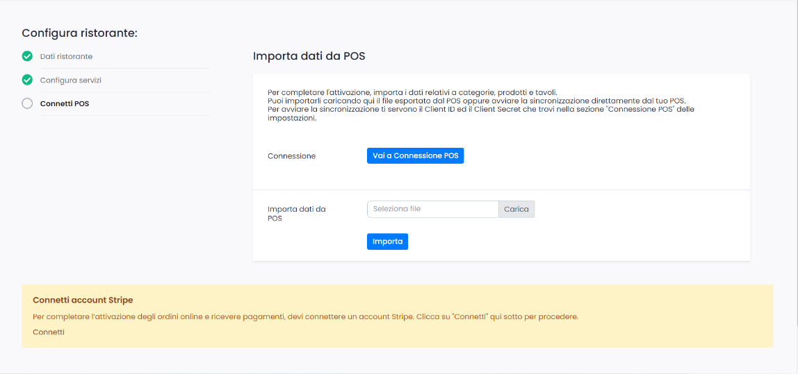 Sincronizzazione manuale - RCH Support